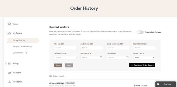 How can I get my open order reports?