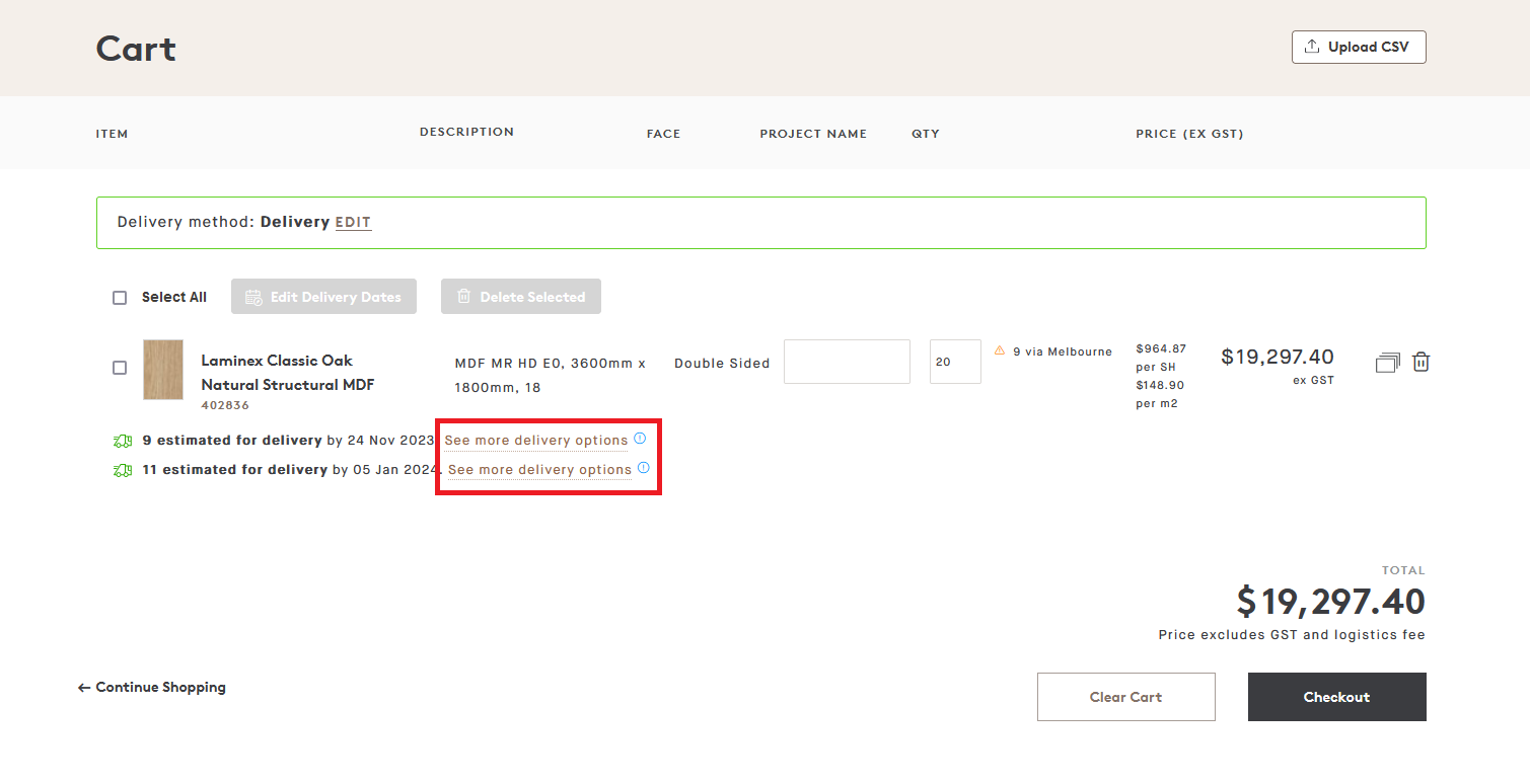 How do I place a back order or forward order online?