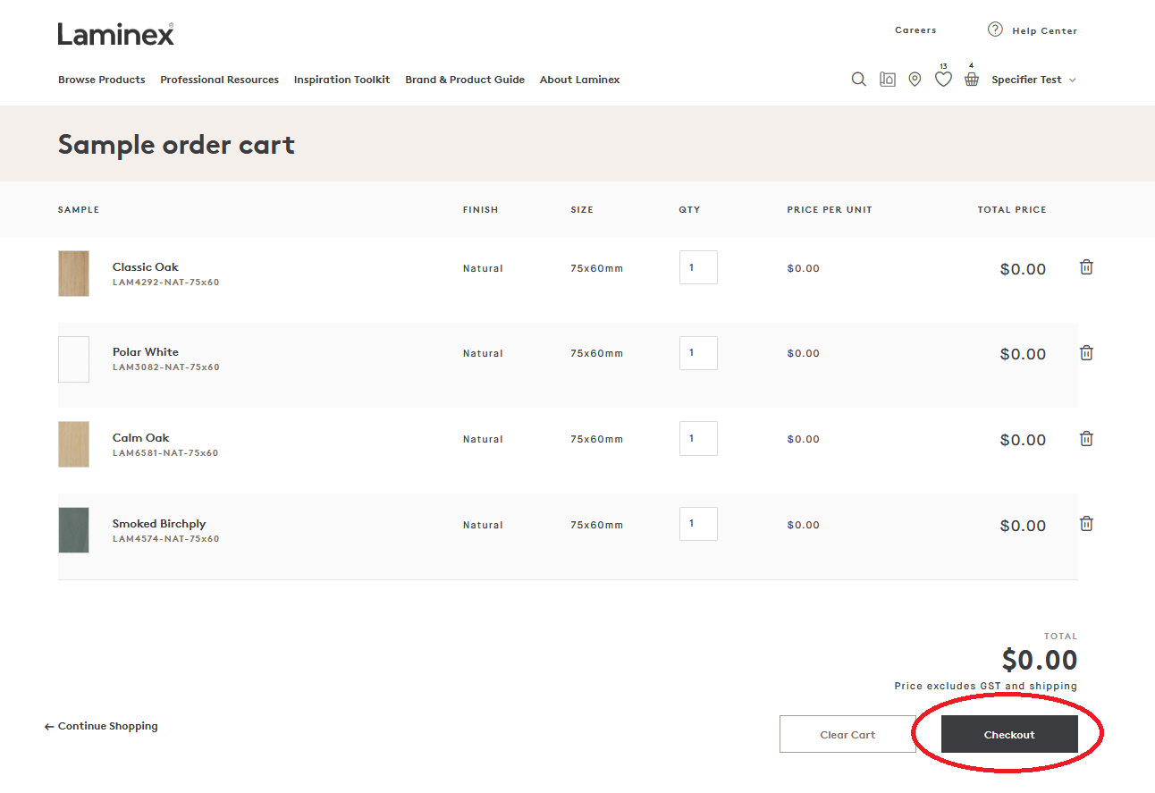 How do I order samples online?