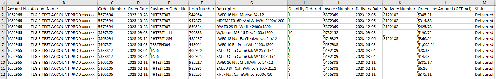 How do I find my past orders?
